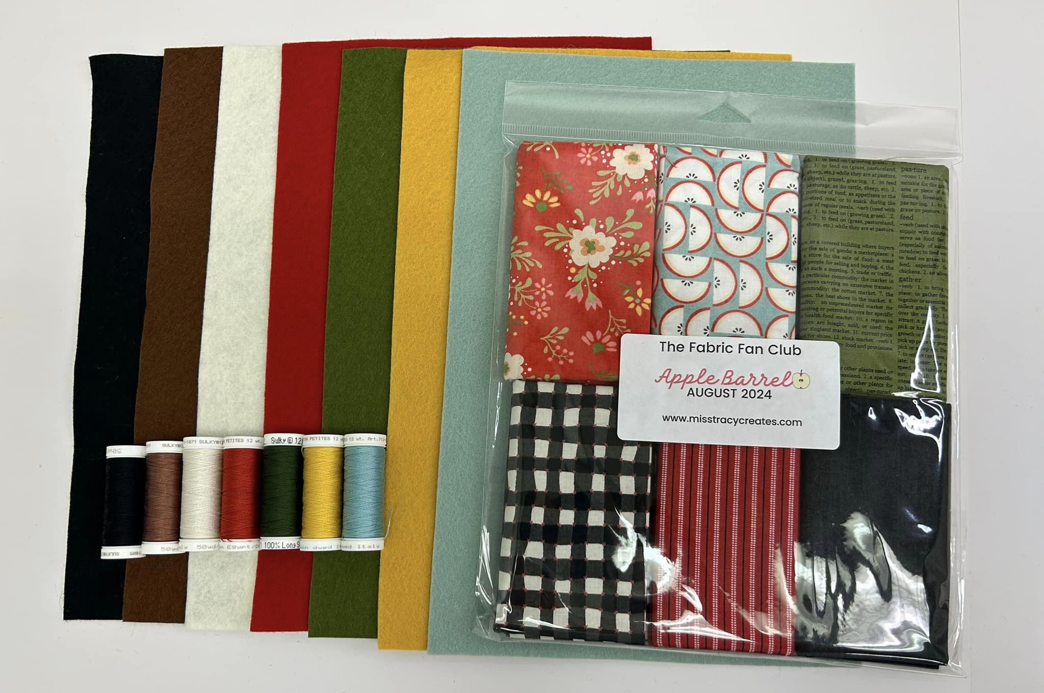 August 2024 Apple Barrel Felts, Threads & Fabric – Miss Tracy Creates