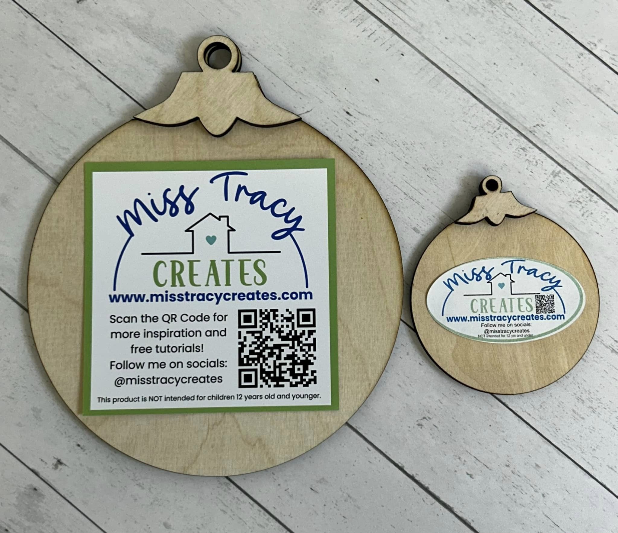 MTC Wooden Ornaments – Miss Tracy Creates