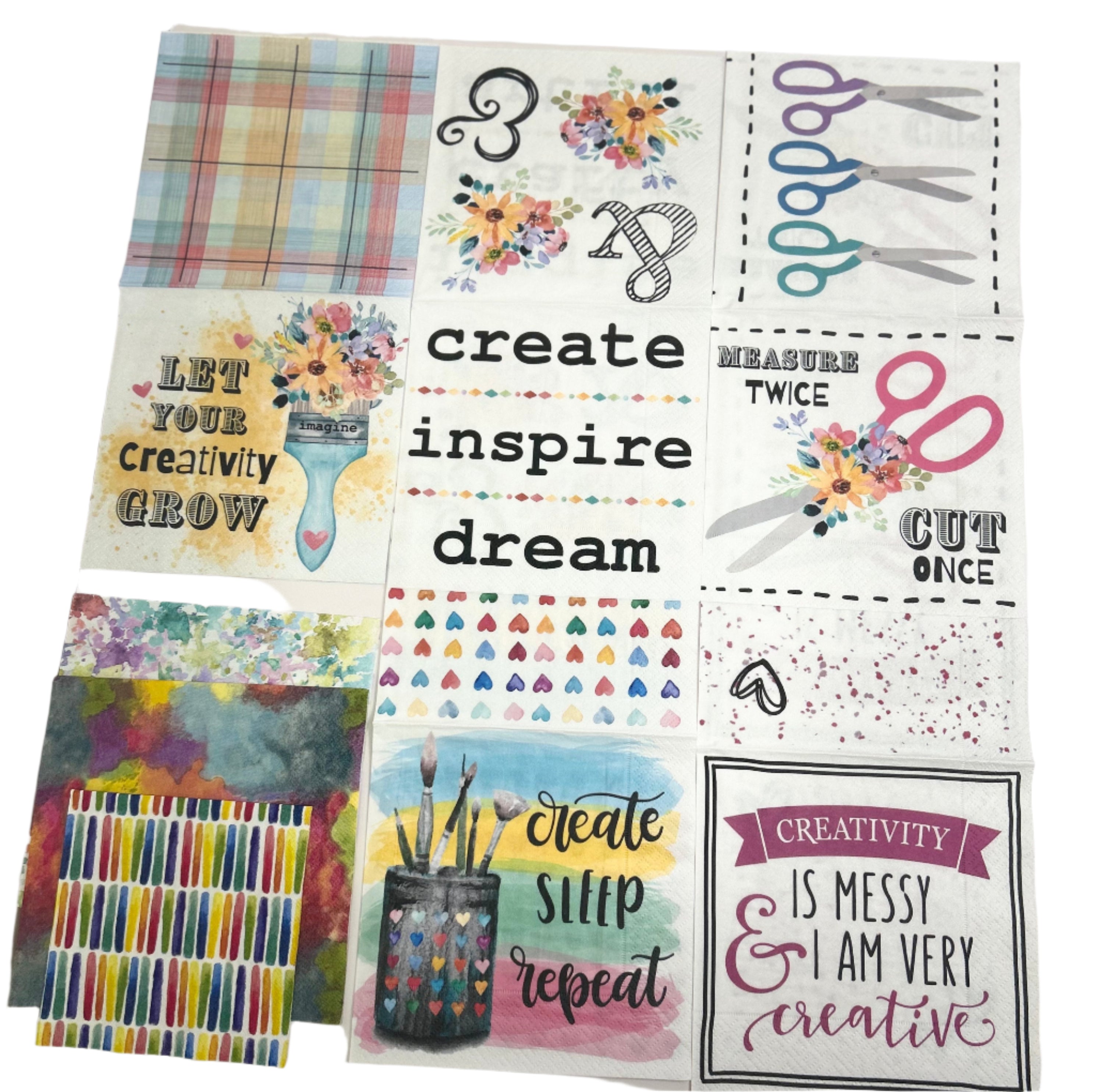 Create & Connect Mini Napkin Bundle – Miss Tracy Creates